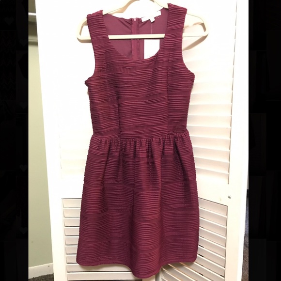 Rewind | Dresses | Rewind Juniors Ribbed Maroon Burgundy Dressnwt ...